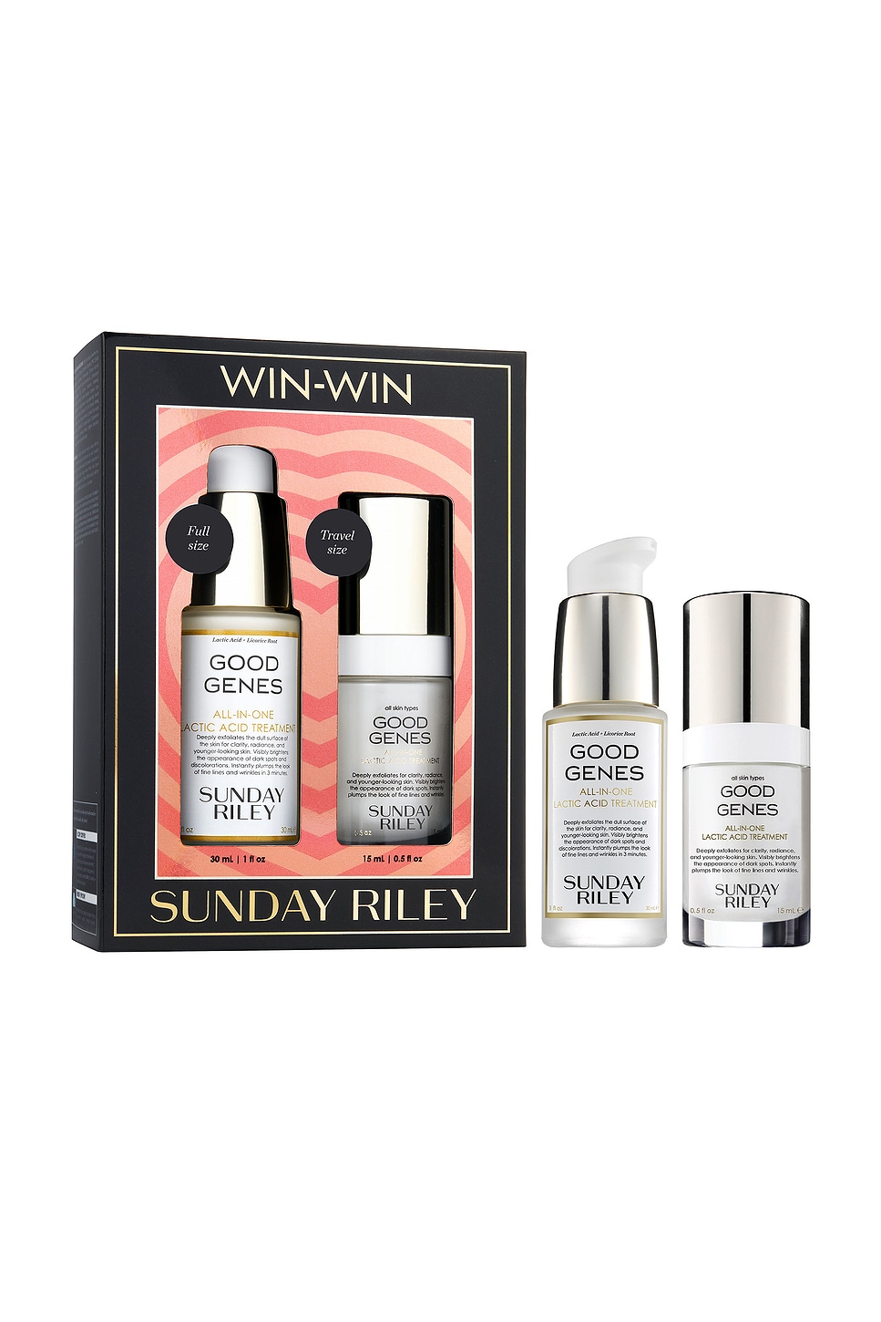 Sunday Riley Win Win Good Genes Lactic Acid Duo Skincare Kit | REVOLVE