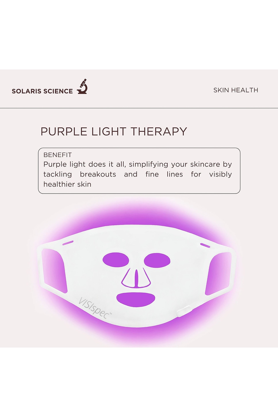 Solaris Laboratories NY Visispec Led Face & Neck Mask Set | REVOLVE