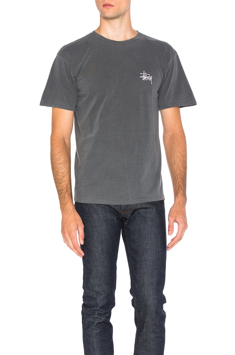 Stussy Basic Stussy Tee in Black | REVOLVE