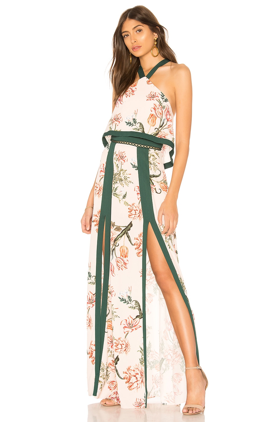 STYLESTALKER Aries Maxi Dress in Aries Floral Print | REVOLVE