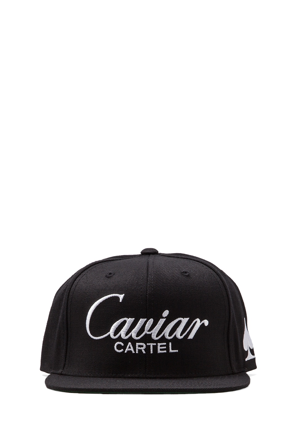 SSUR Caviar Script Snapback in Black/White in Black & White | REVOLVE
