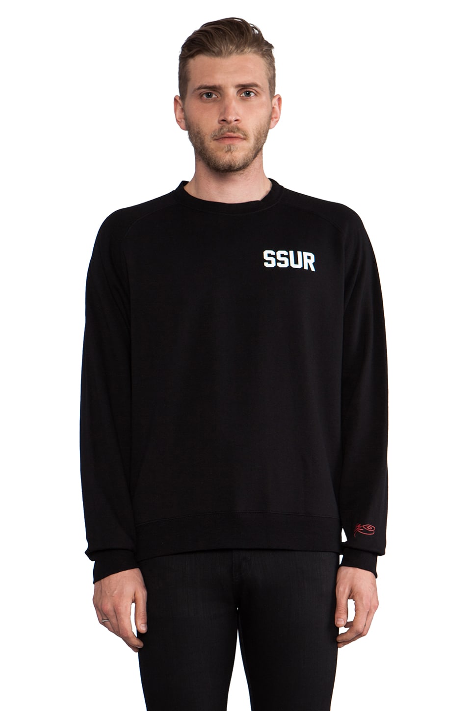 SSUR Lonewolf Crew in Black | REVOLVE