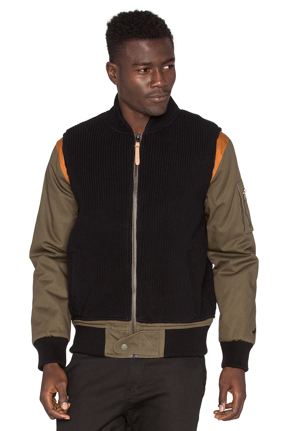 Staple Complex Bomber Jacket in Black | REVOLVE