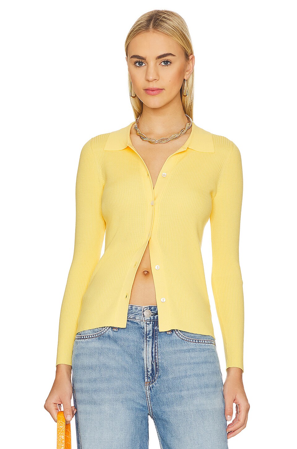 Stitches & Stripes Reid Button Up in Yellow | REVOLVE