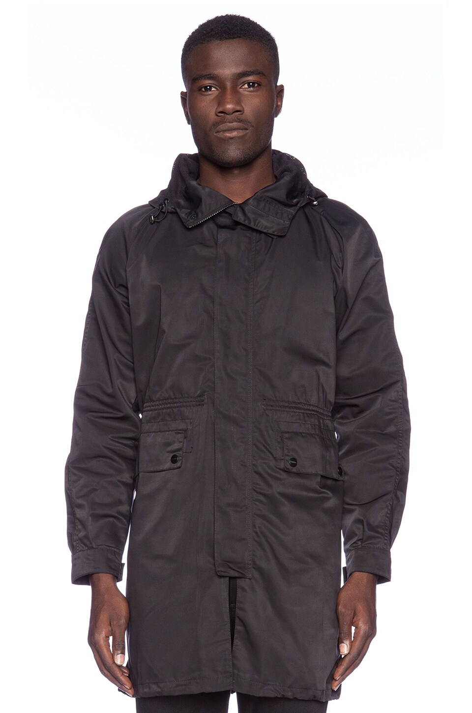 Stampd Raincoat in Black | REVOLVE