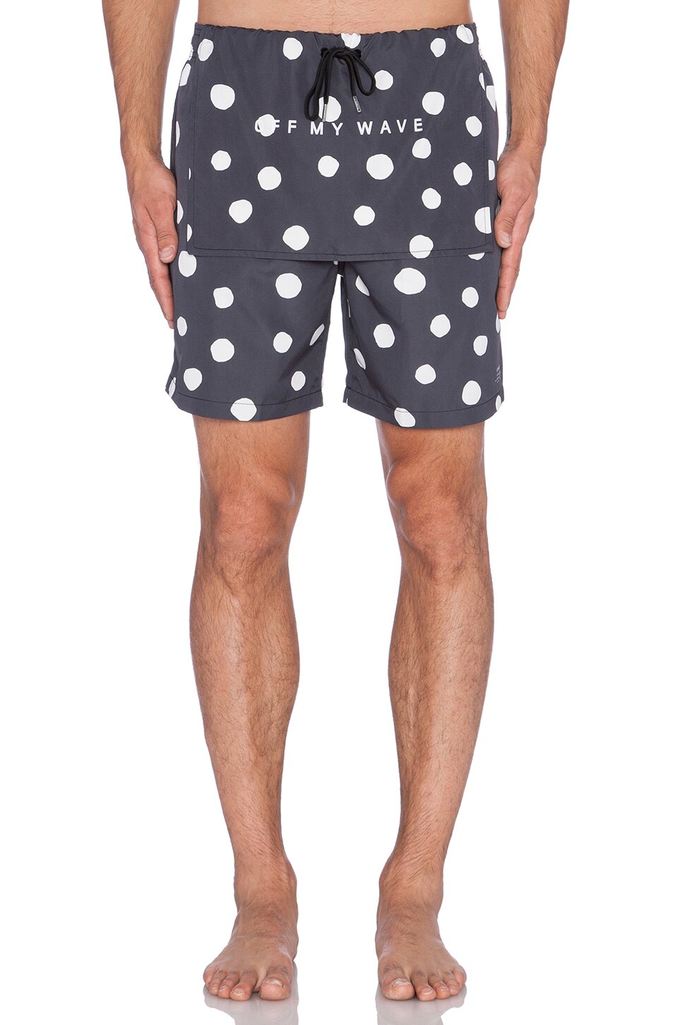 Stampd Large Polka Trunks in Black | REVOLVE