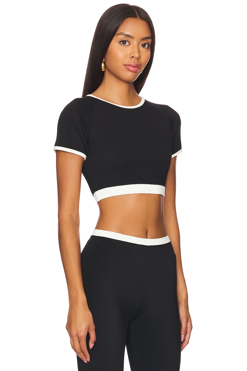 STRUT-THIS The Alfie Crop Top in Shell | REVOLVE