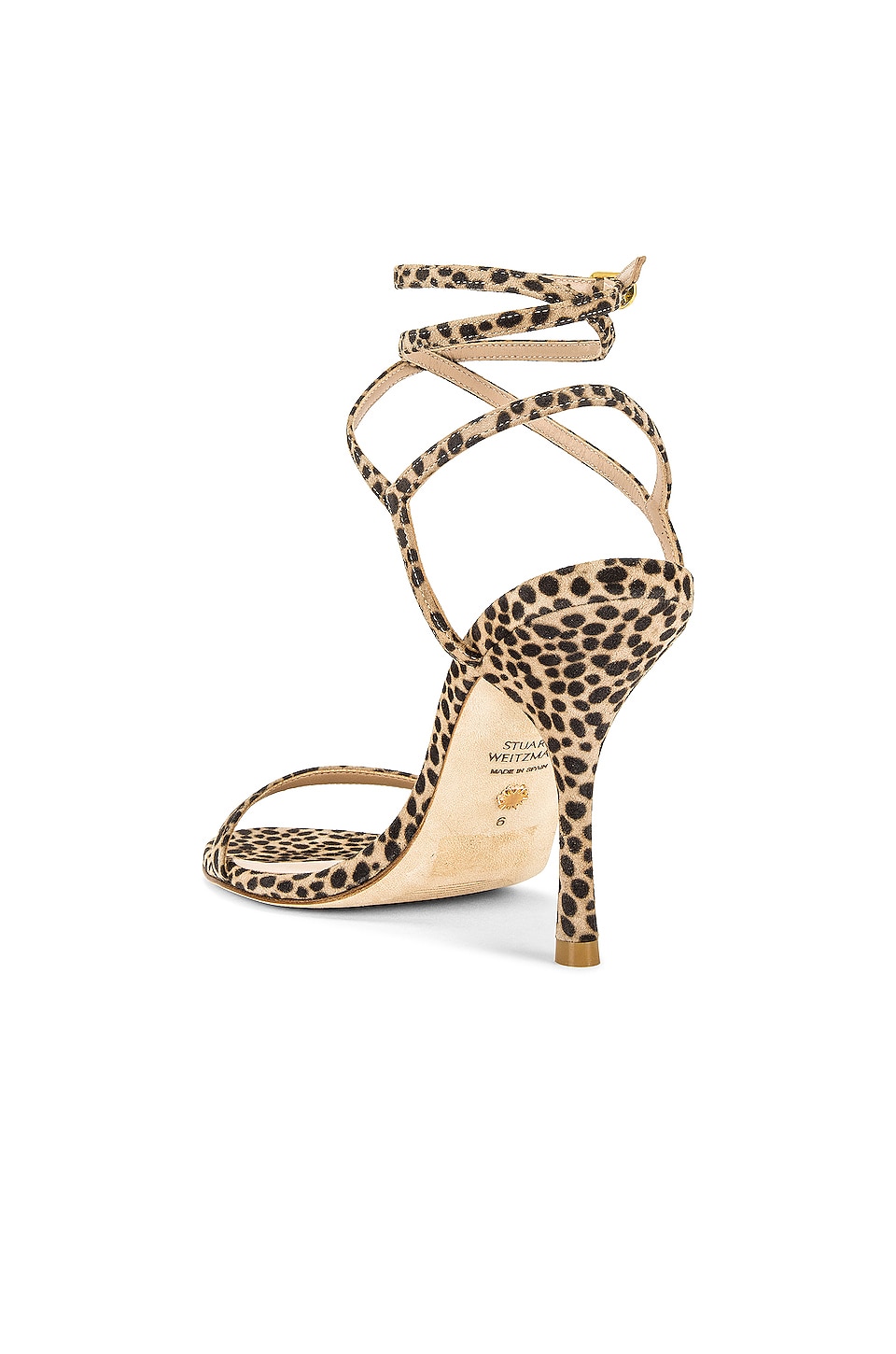 Stuart Weitzman X REVOLVE Merinda Sandal in Mini Cheetah | REVOLVE