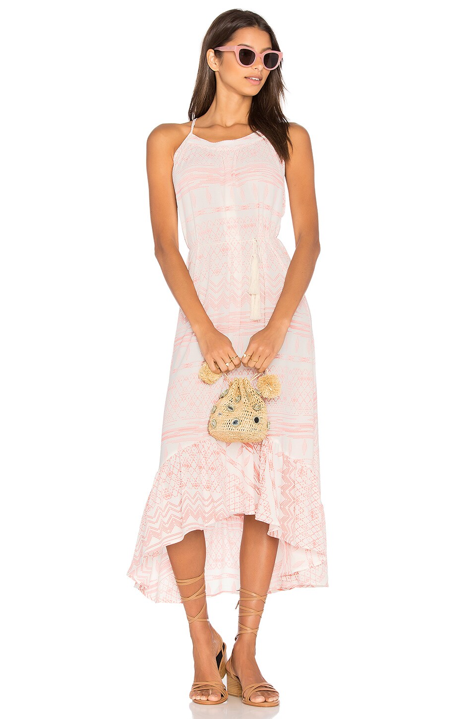 Stillwater Cabo Bound Hi Lo Dress in My Tribe Pink | REVOLVE