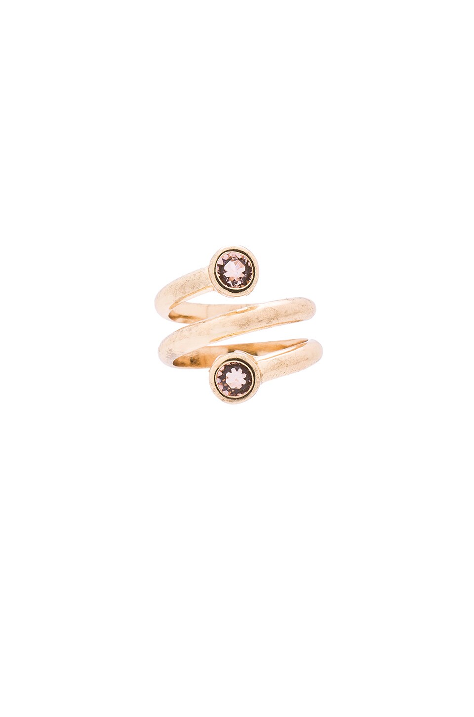 SunaharA Hapi Ring in Gold & Vintage Rose | REVOLVE