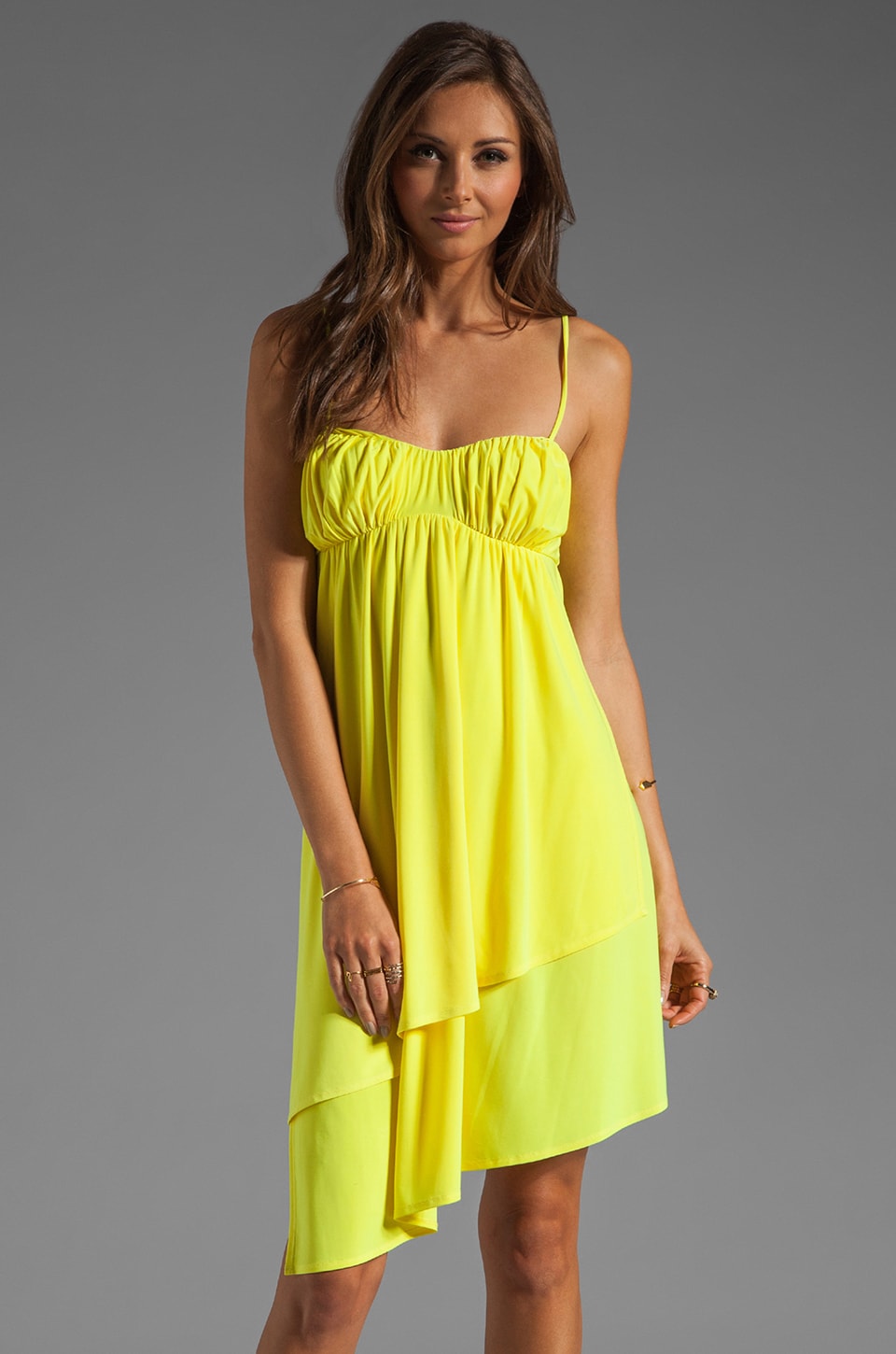Susana Monaco Matte Knit String Dress in Glow | REVOLVE