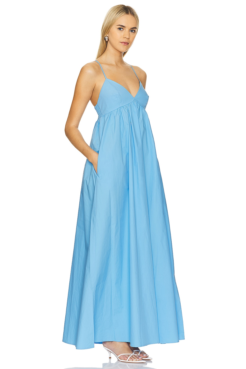 Susana Monaco Poplin Maxi Dress in Miku | REVOLVE
