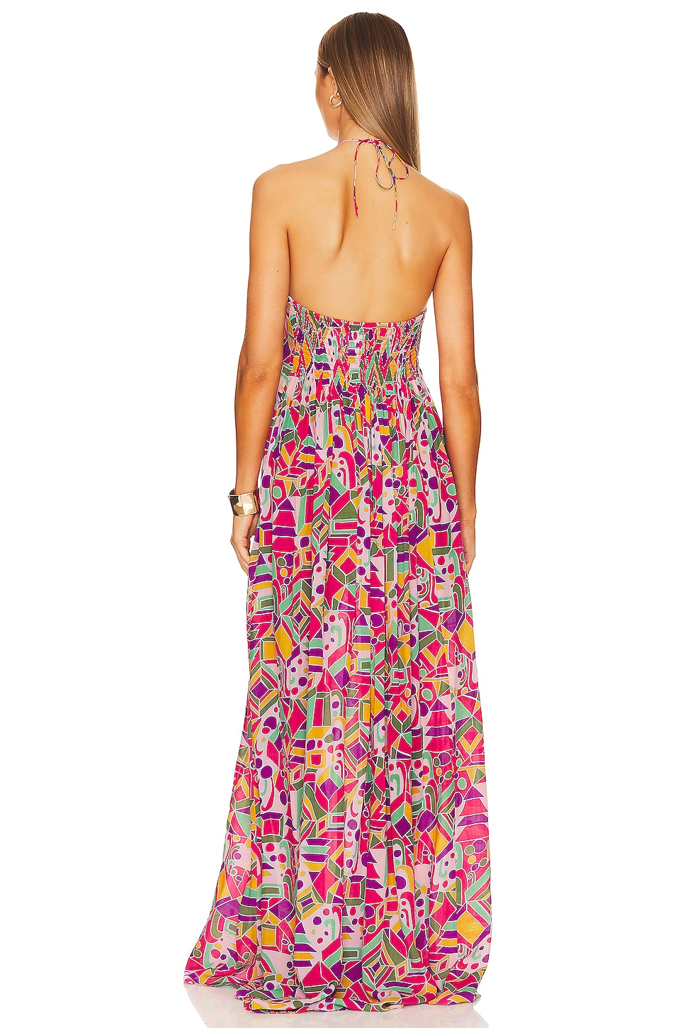 SWF Halterneck Maxi Dress in Miro | REVOLVE