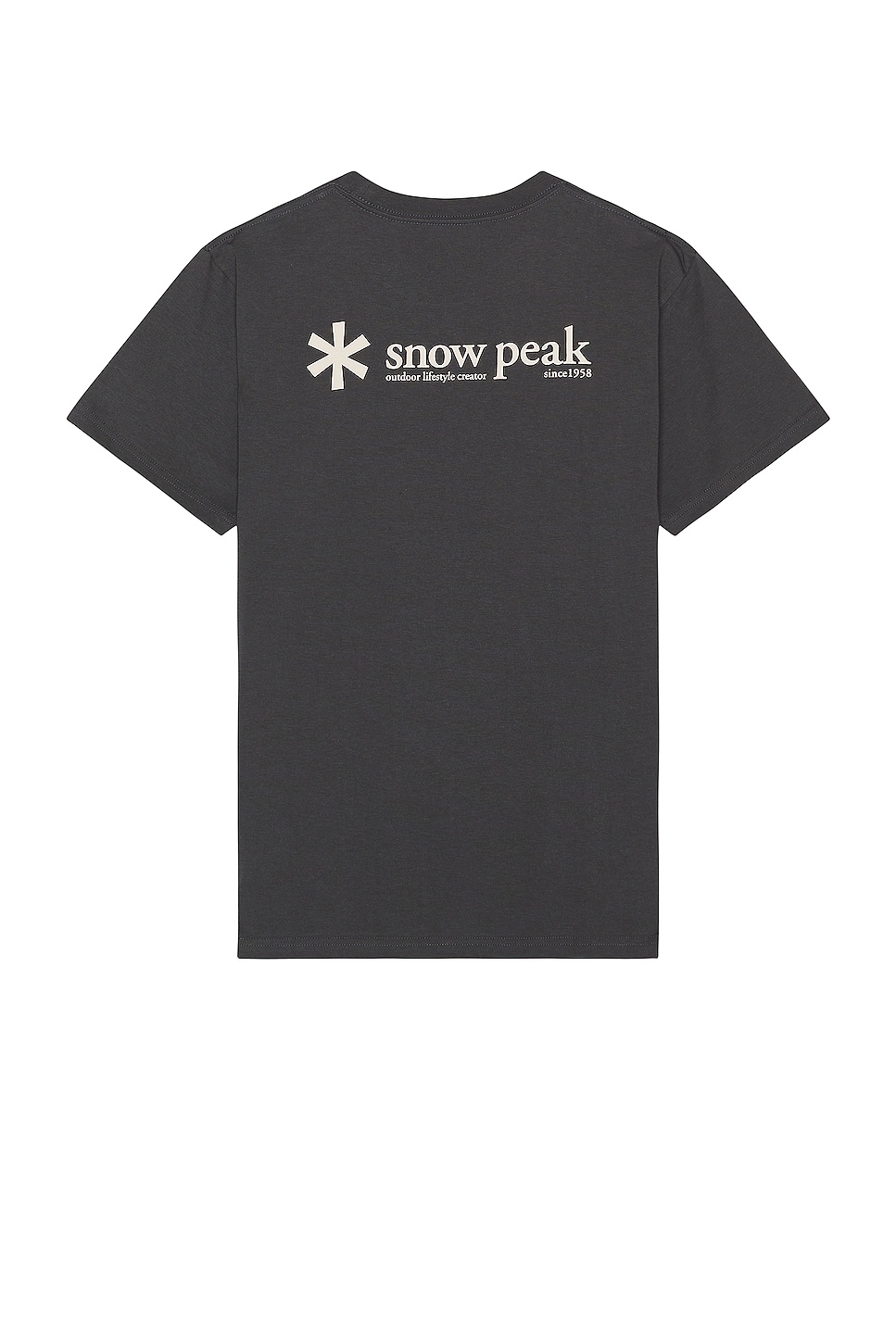 Snow Peak Logo T-shirt in Charcoal | REVOLVE