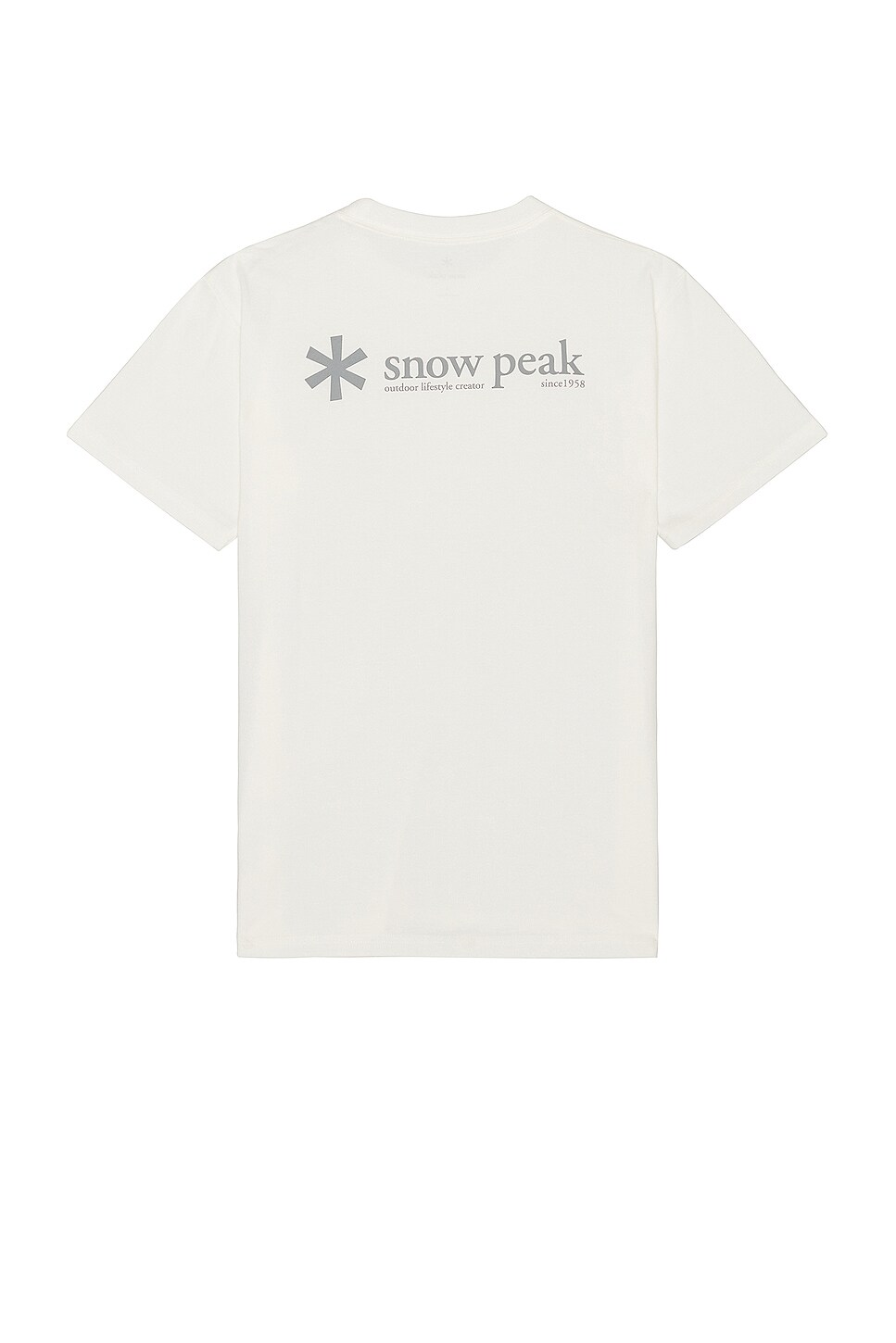 Snow Peak Logo T-shirt in White | REVOLVE