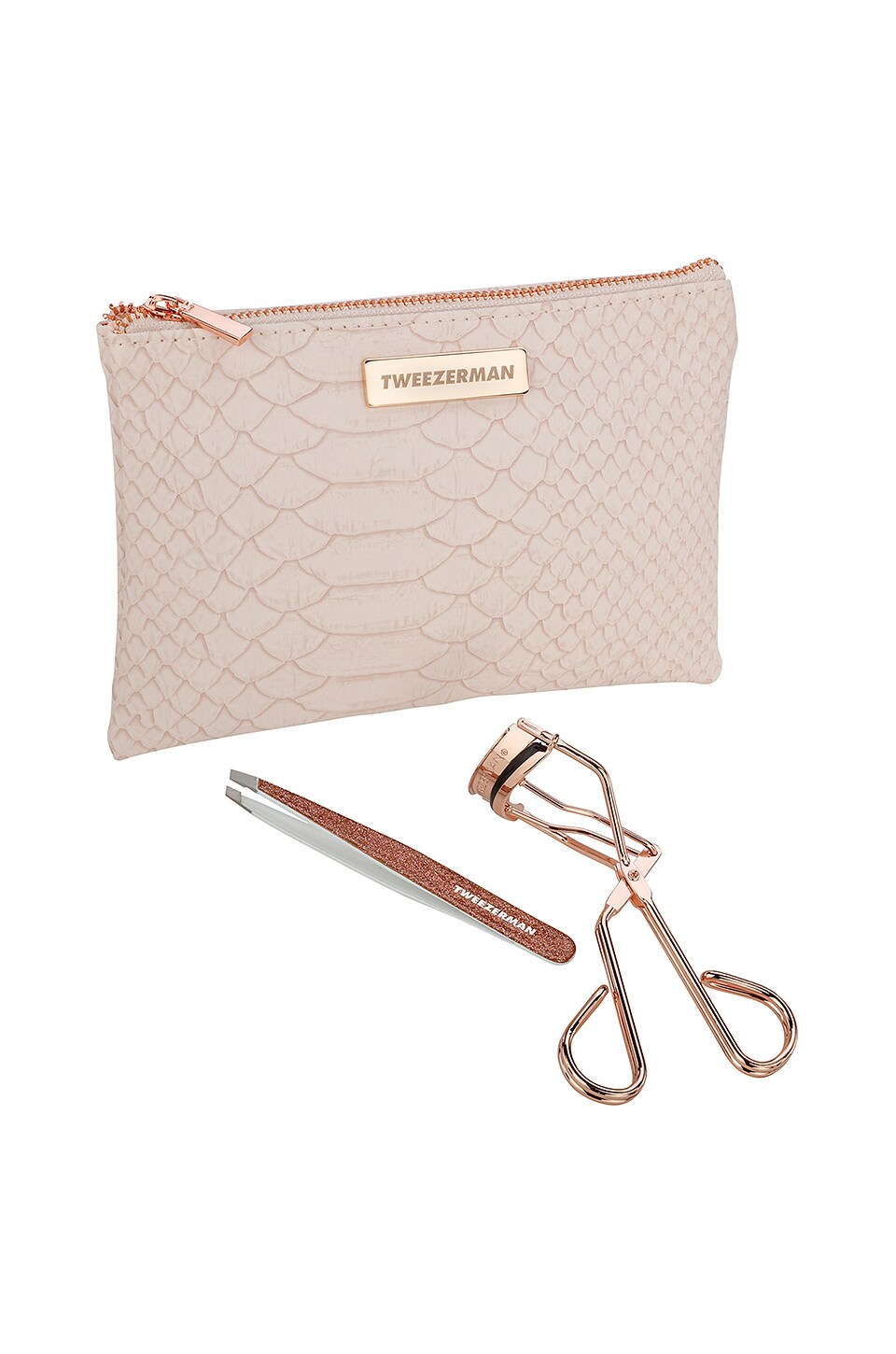 TWEEZERMAN Sparkle & Shine Gift Set in Rose Gold | REVOLVE