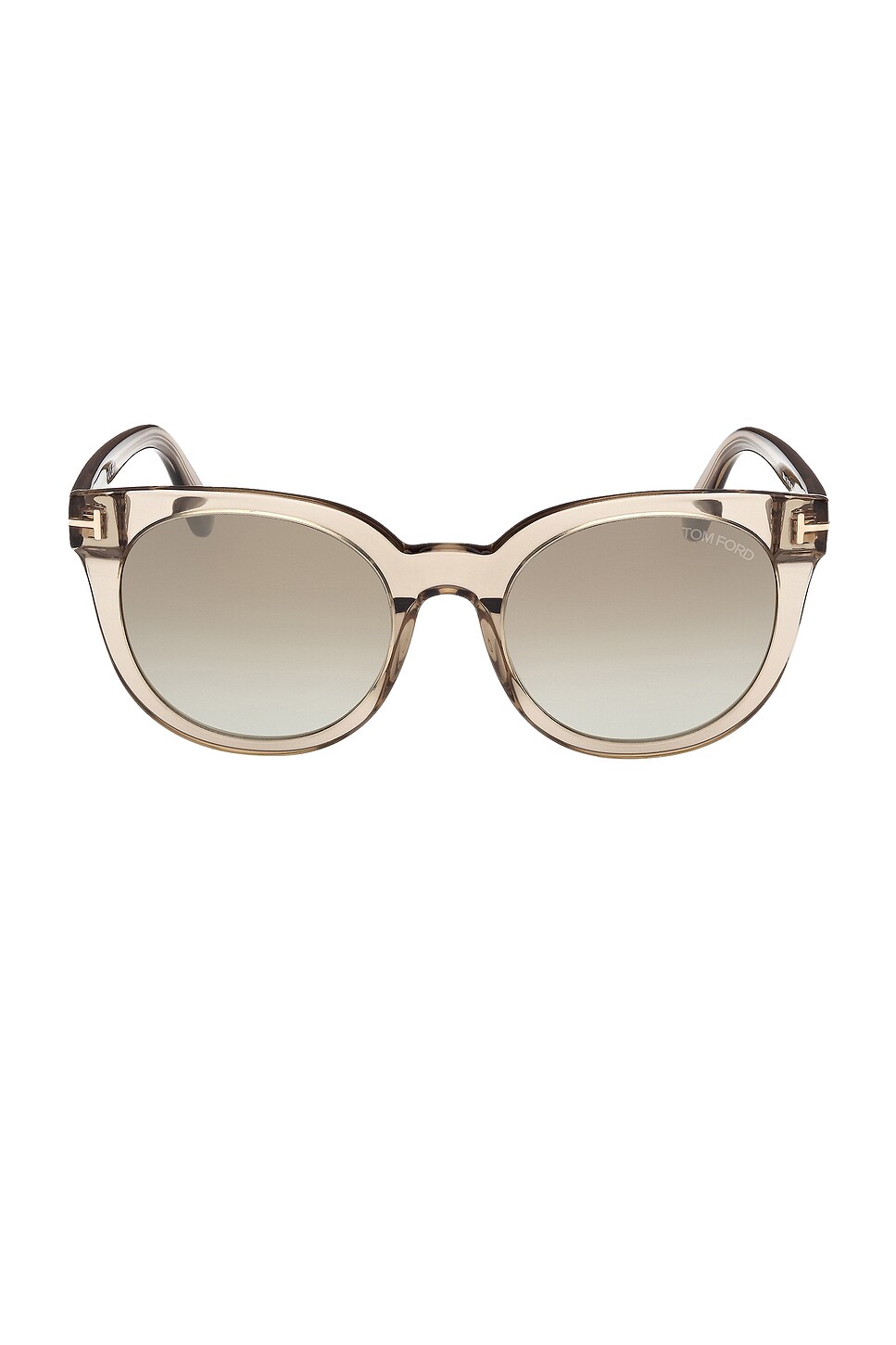TOM FORD Moira Sunglasses in Transparent Oyster | REVOLVE