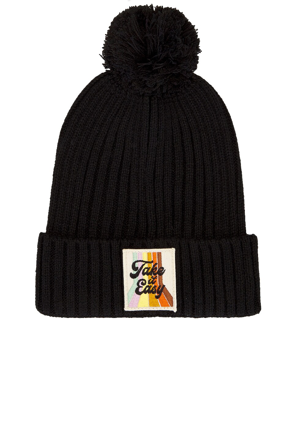 Friday Feelin Take It Easy Beanie in Black | REVOLVE
