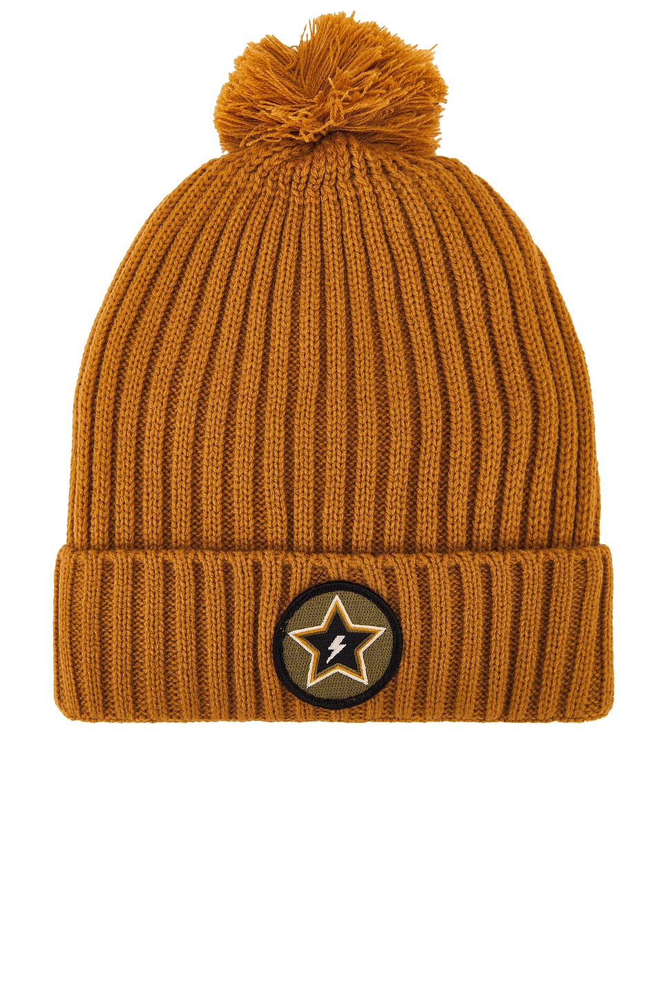 Friday Feelin Electric Star Beanie in Tan | REVOLVE