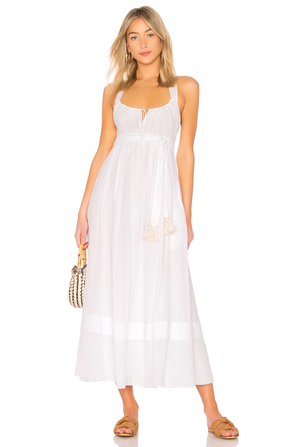 Three Graces Joan Dress in White | REVOLVE