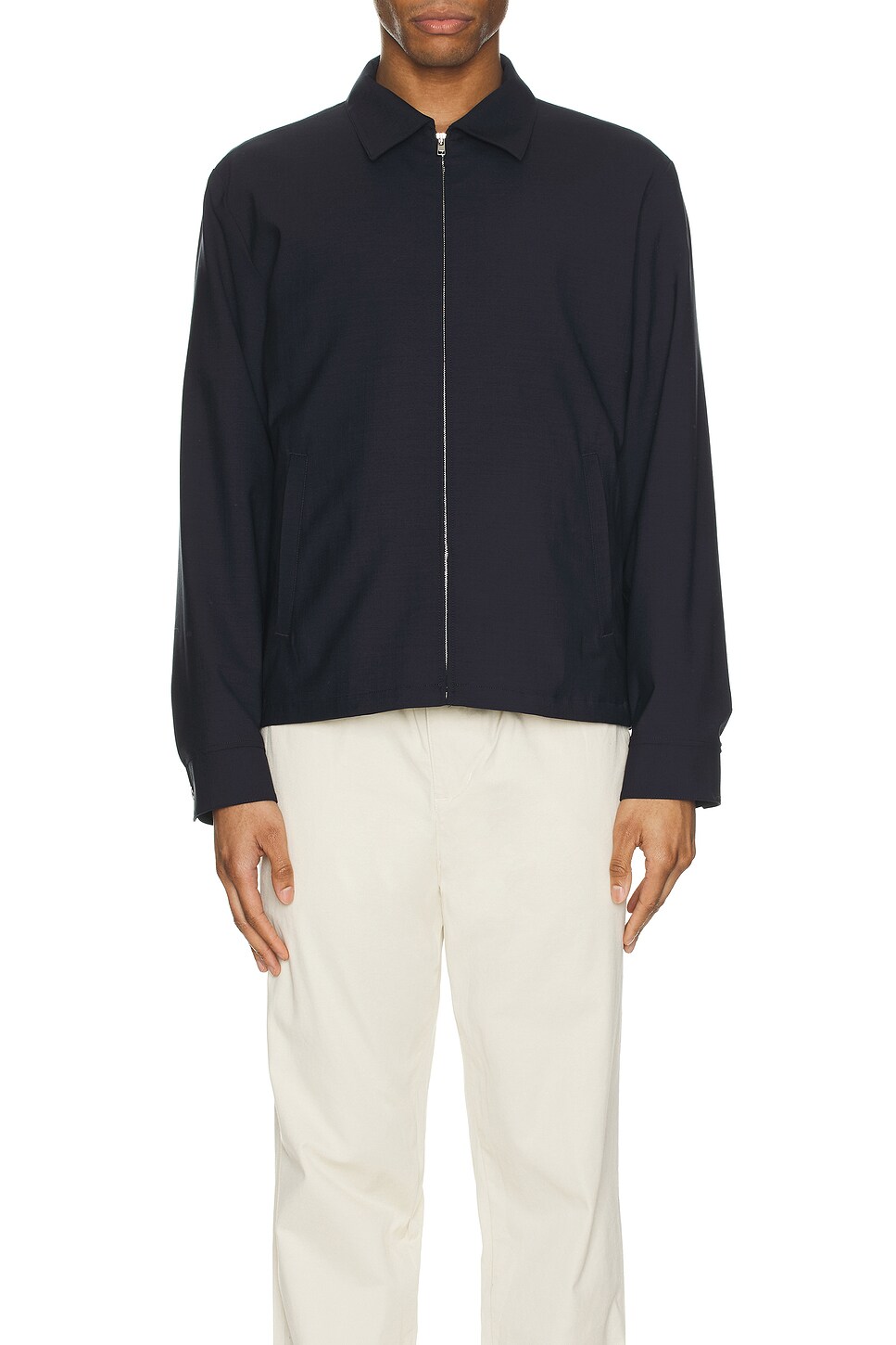 Theory Hazelton Jacket in Navy | REVOLVE