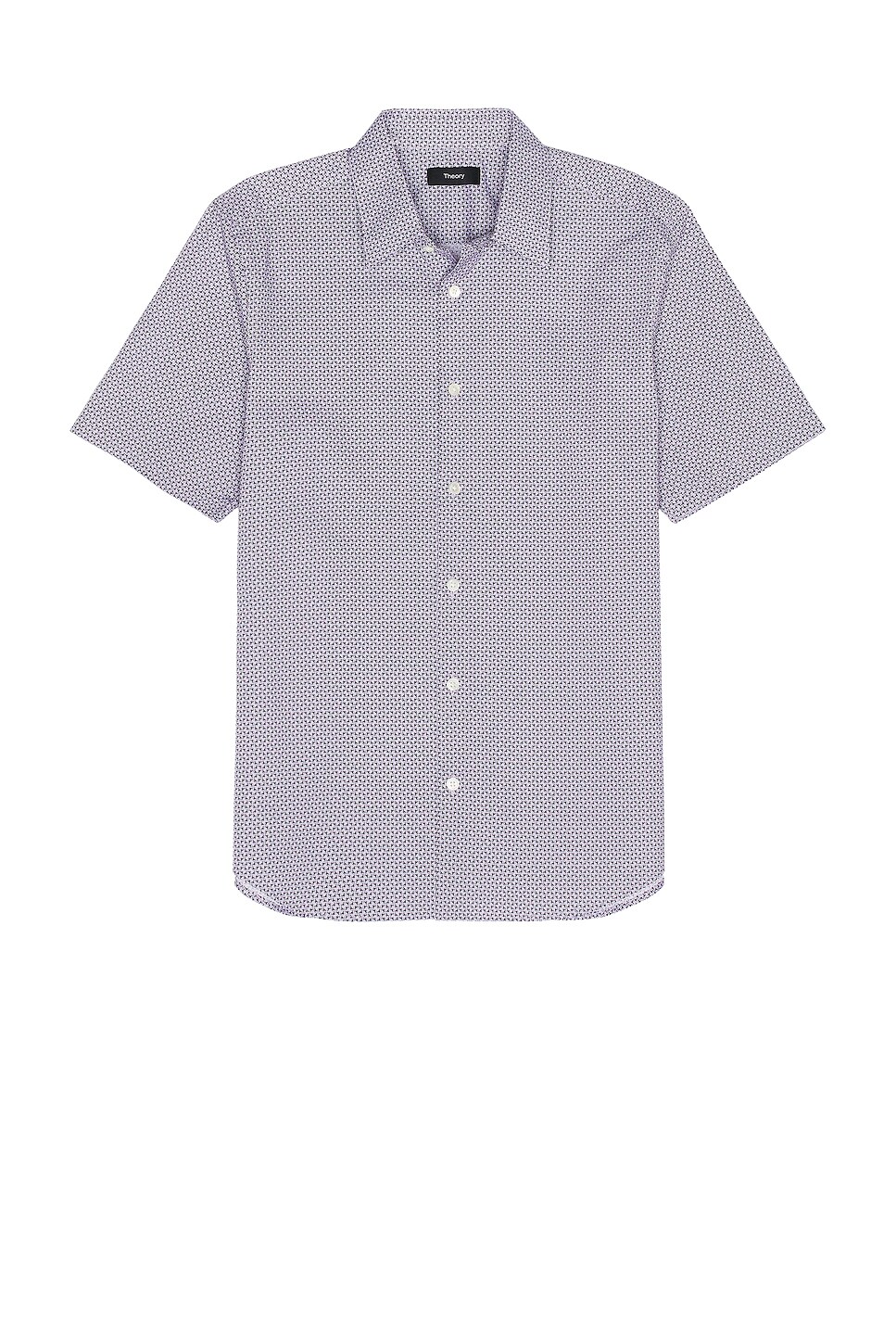 Theory Irving Optical Tile Shirt in Misty Haze Multi | REVOLVE