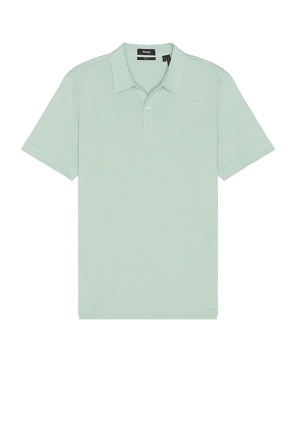Theory Precise Function Pique Polo in Blue Surf | REVOLVE