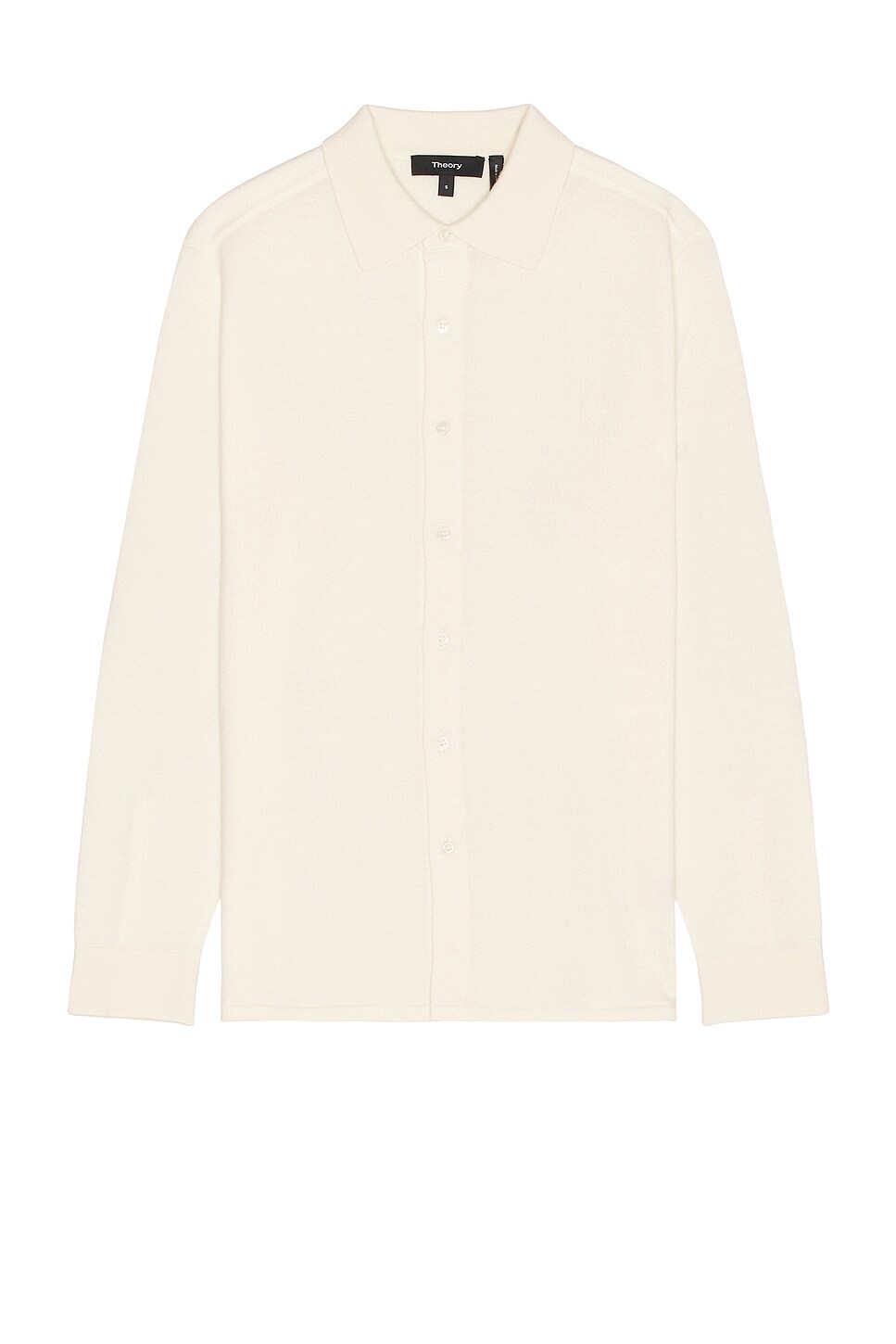 Theory Lorean Shirt in Ivory | REVOLVE