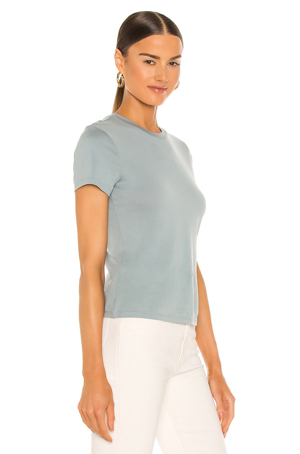 Theory Tiny Tee in Eggshell Blue | REVOLVE