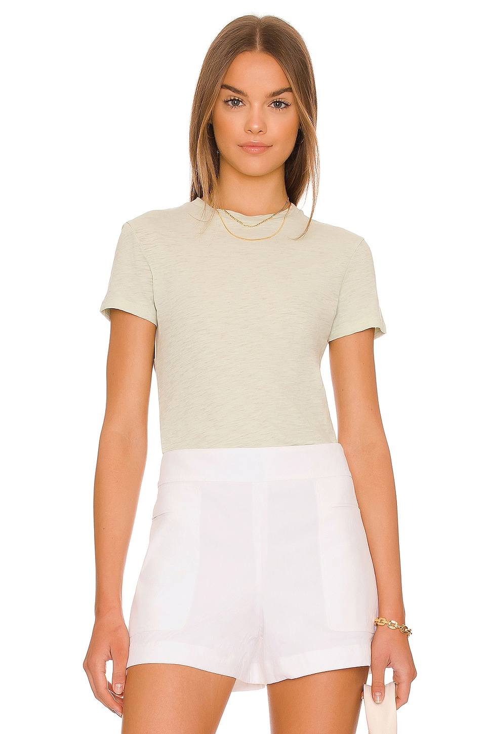 Theory Tiny Tee in Mint | REVOLVE