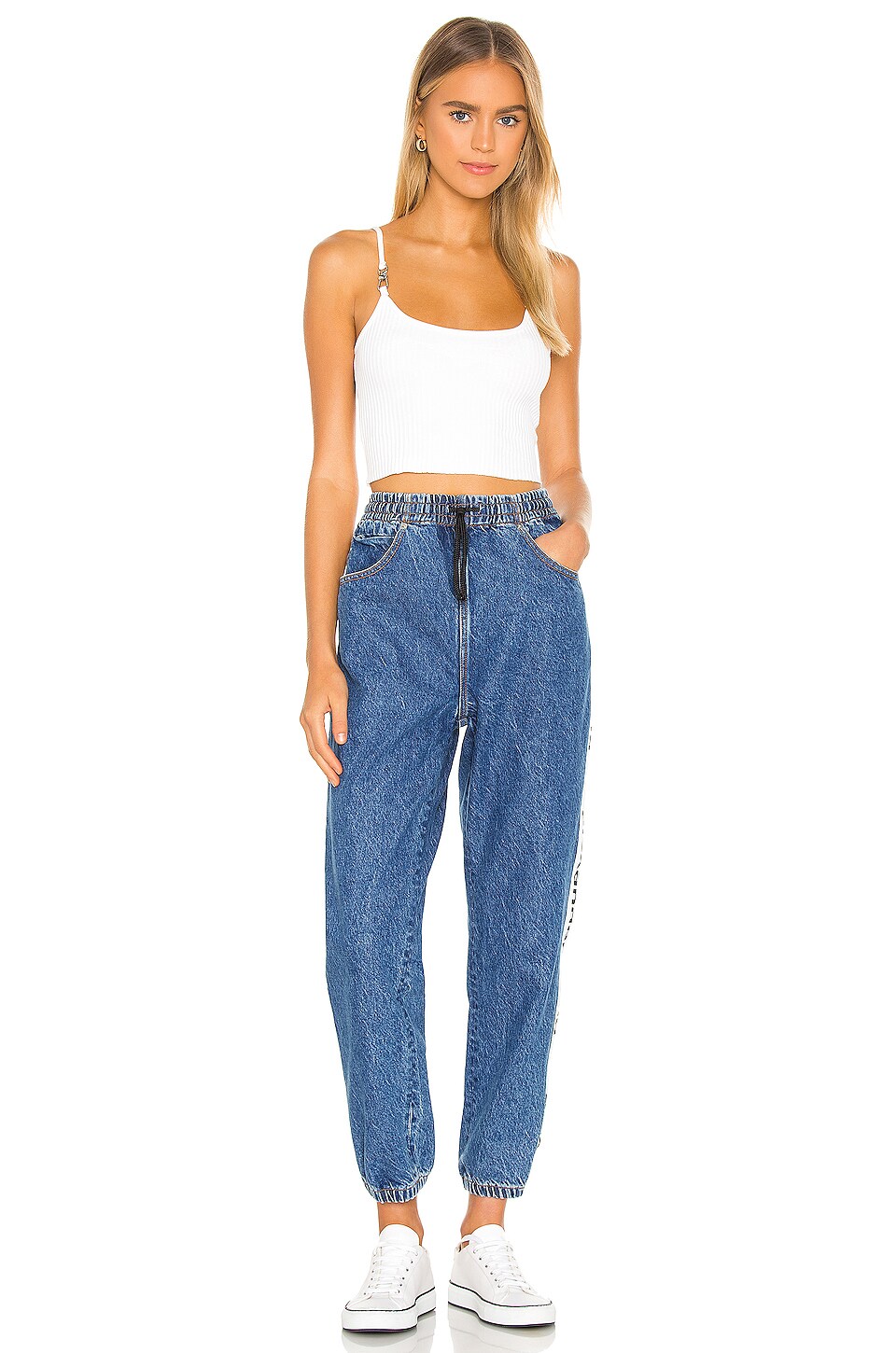 The Range Vital Rib Hardware Tank in White | REVOLVE