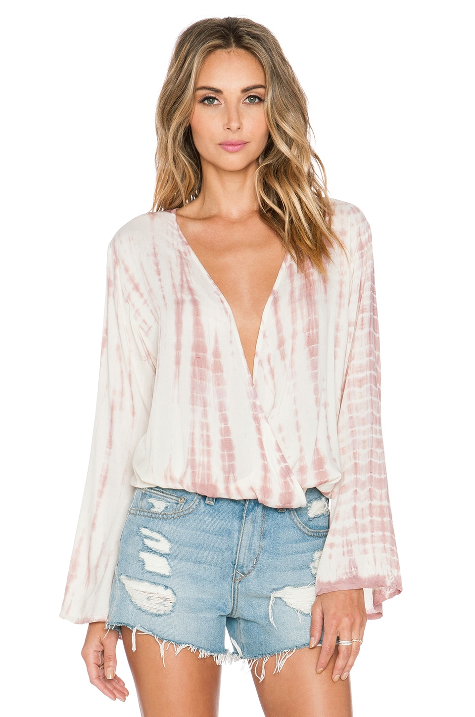 Tiare Hawaii Monsoon Top in Cream & Skin Sabia | REVOLVE