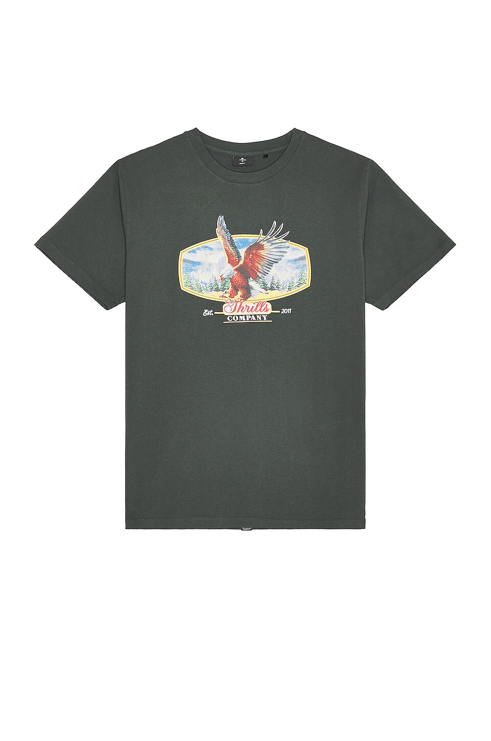 THRILLS Cassidy's Merch Fit Tee in Deep Forest | REVOLVE