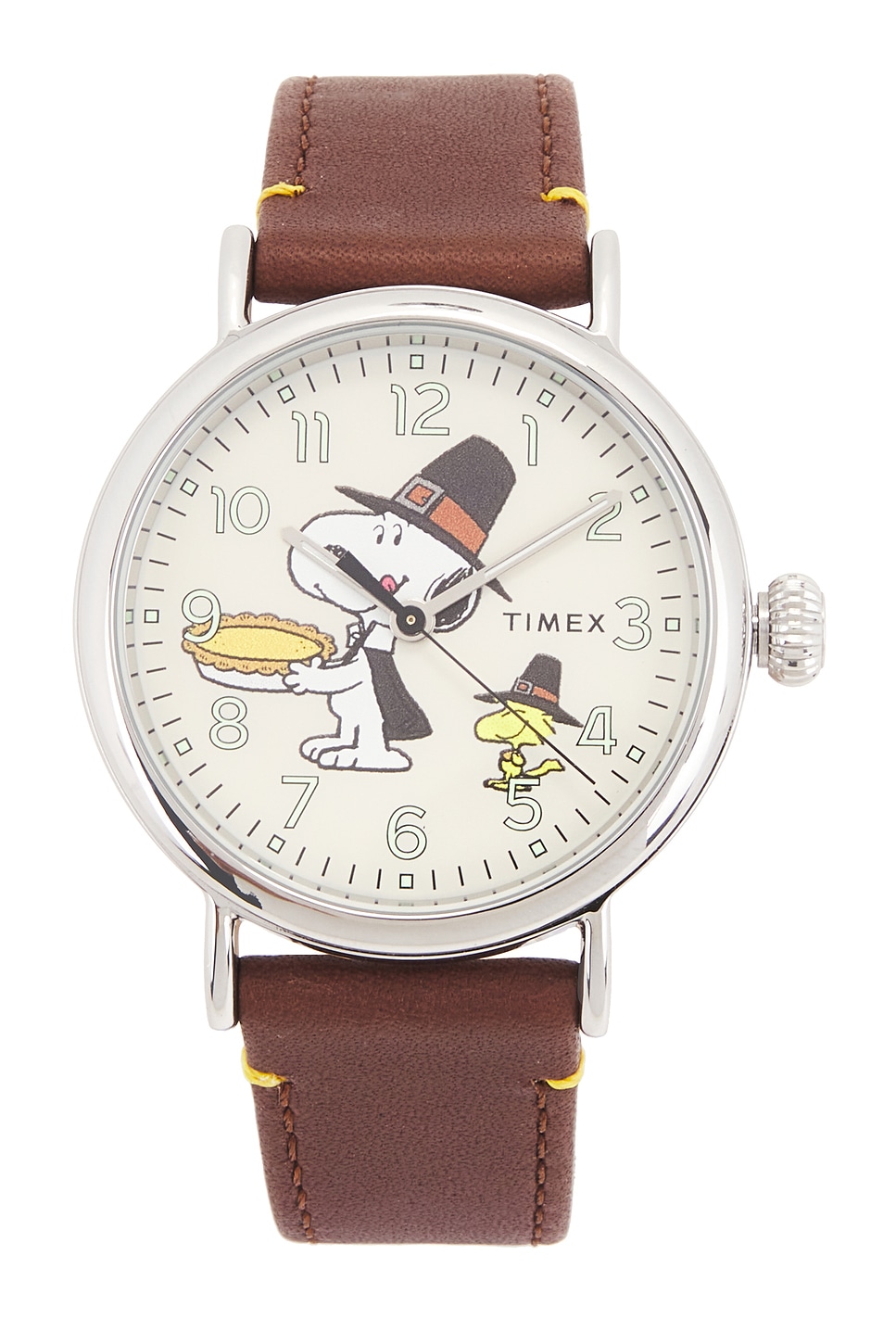 Timex Standard x Peanuts Thanksgiving Watch in Brown | REVOLVE