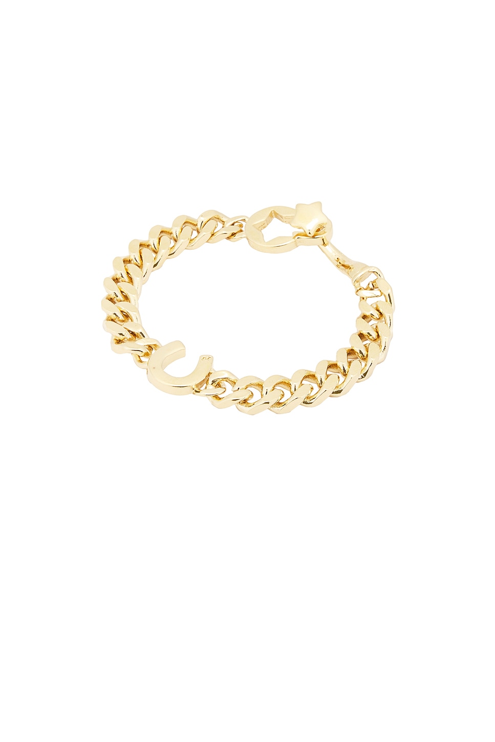 Two Jeys Horseshoe Bracelet in Oro | REVOLVE