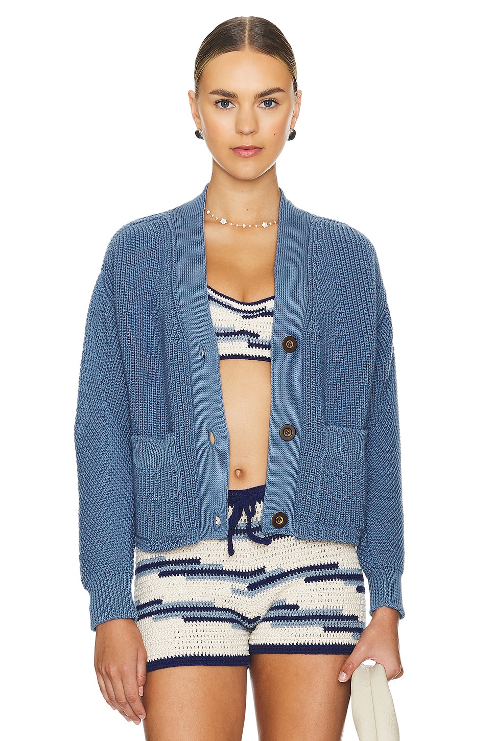 The Knotty Ones Preila Cardigan in Baltic Blue | REVOLVE