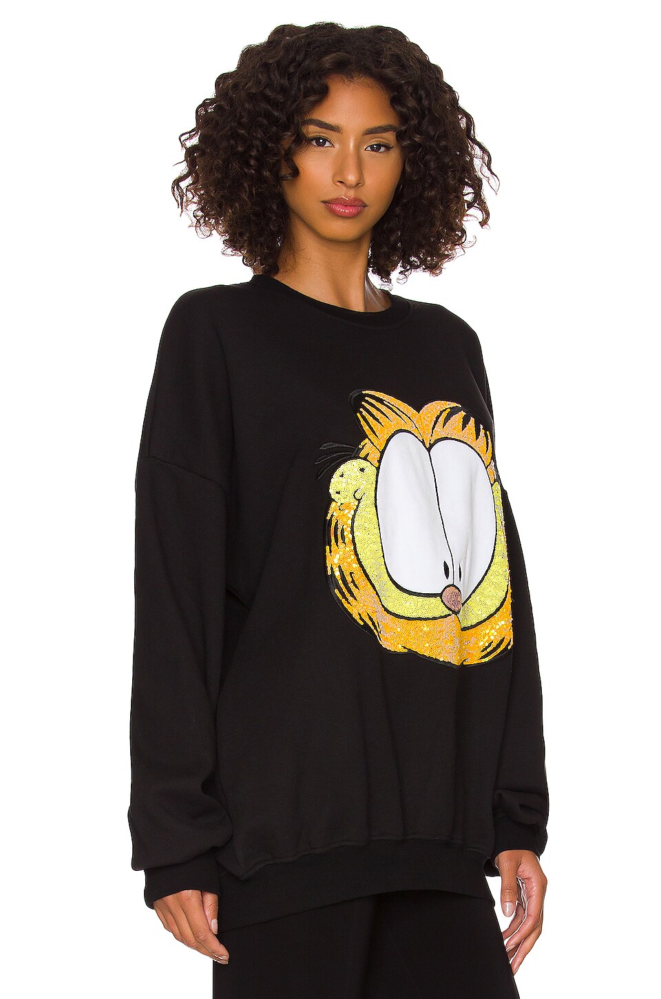 The Laundry Room Garfield Selfie Jumper in Black | REVOLVE