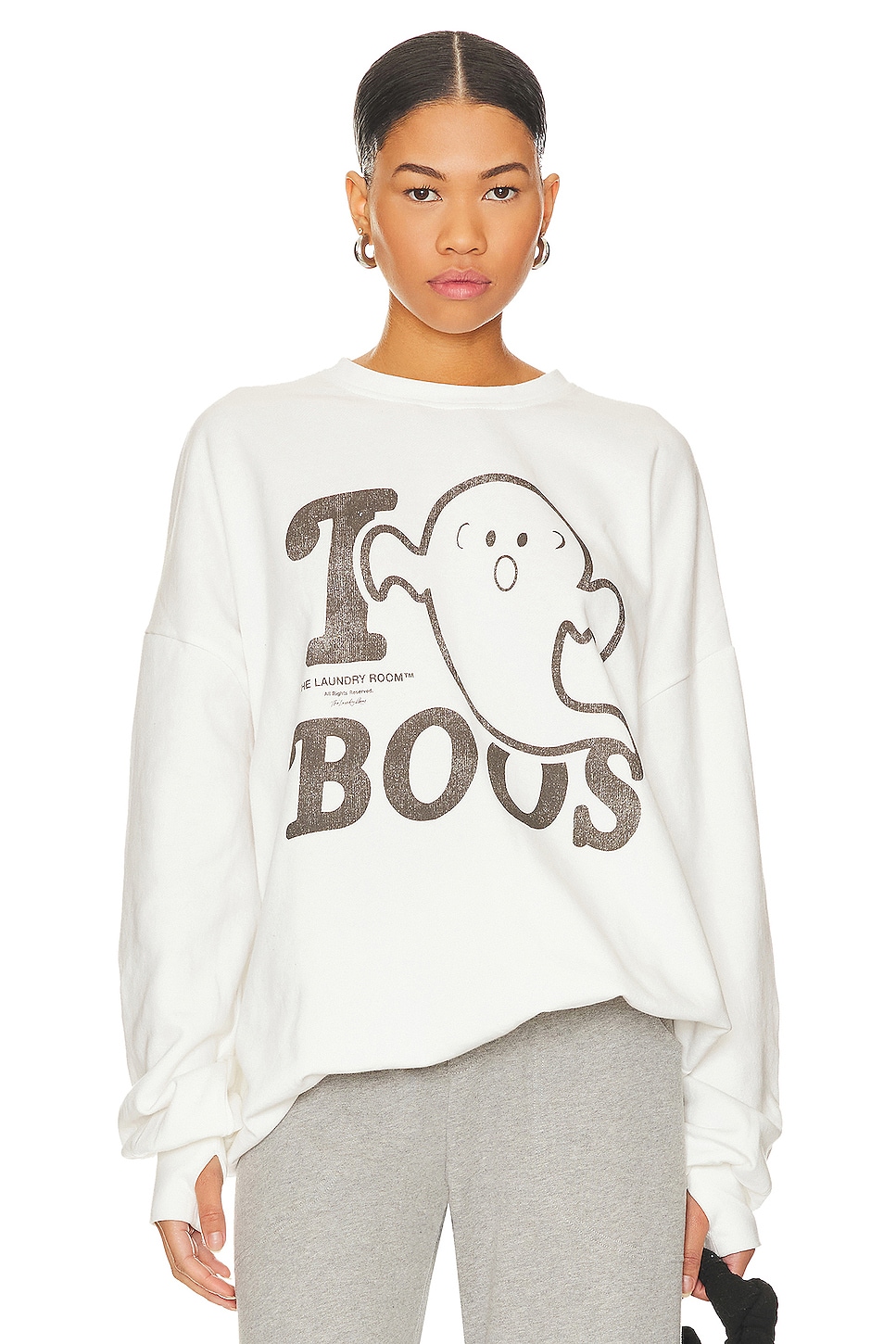 The Laundry Room I Boos Jumper in White | REVOLVE