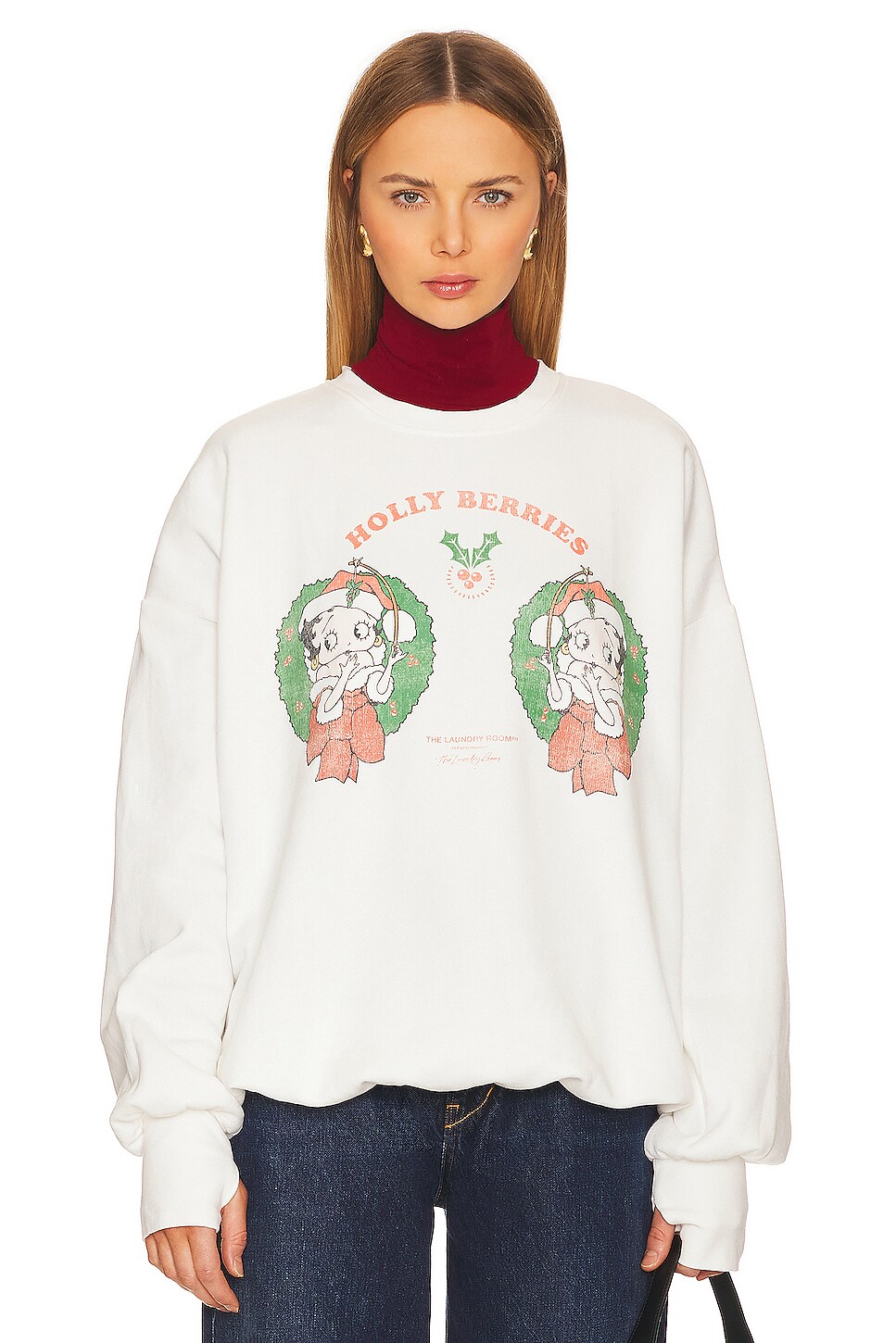 The Laundry Room Holly Berries Jump Jumper in White | REVOLVE