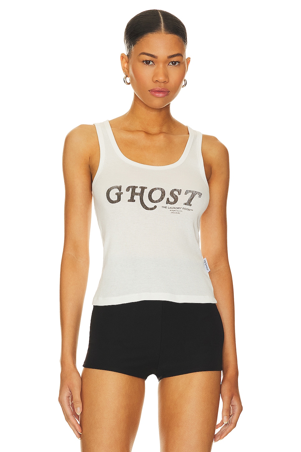 The Laundry Room Ghost Rib Tank in White | REVOLVE