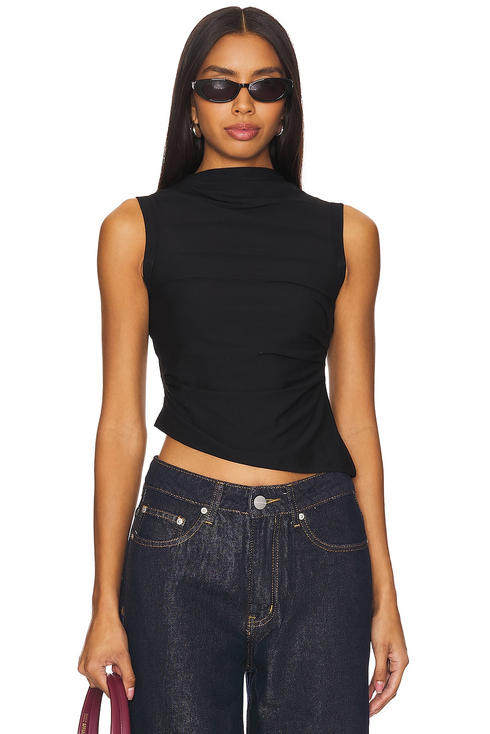 The Line by K Selma Tank Top in Black | REVOLVE