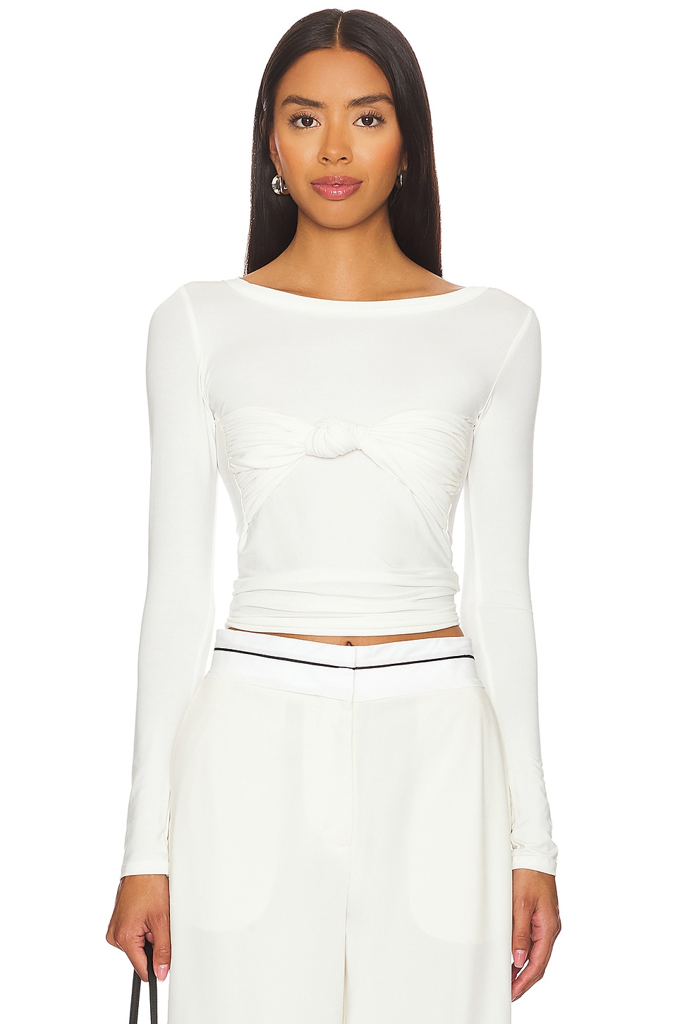 The Line by K Zoe Top in Vanilla | REVOLVE