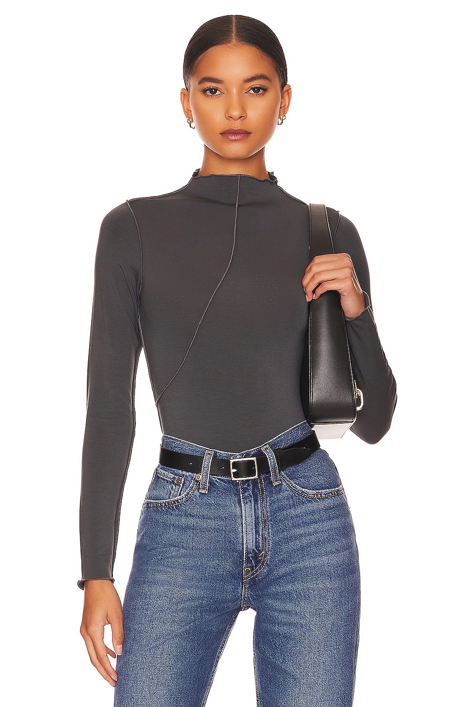 The Line by K Zane Top in Deep Grey | REVOLVE