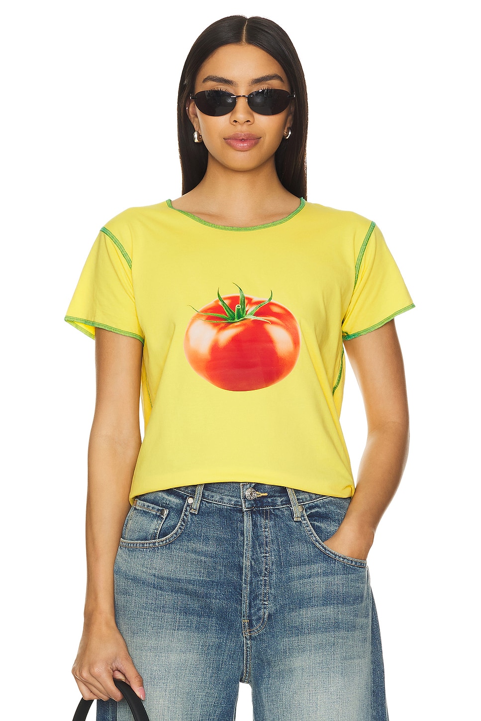 Tyler McGillivary Tomato Tee in Yellow | REVOLVE