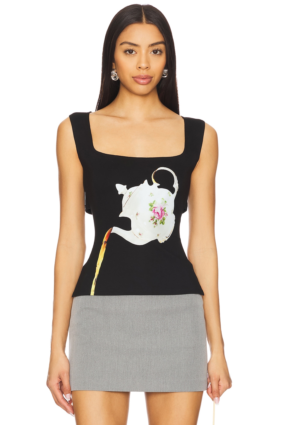 Tyler McGillivary Alice Top in Black | REVOLVE