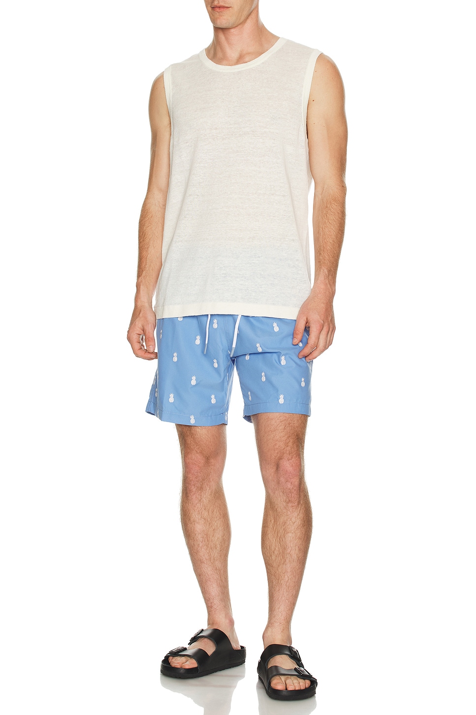 Trunks Surf & Swim Co. Sano 6.5" Swim Short in Denim Blue | REVOLVE