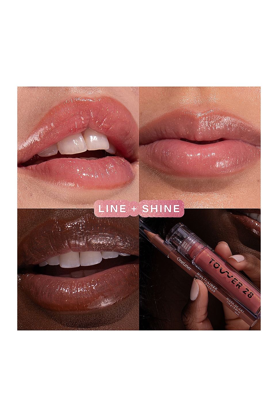 Tower 28 Line & Shine Lip Kit in Iced Pistachio & Work Of Art | REVOLVE
