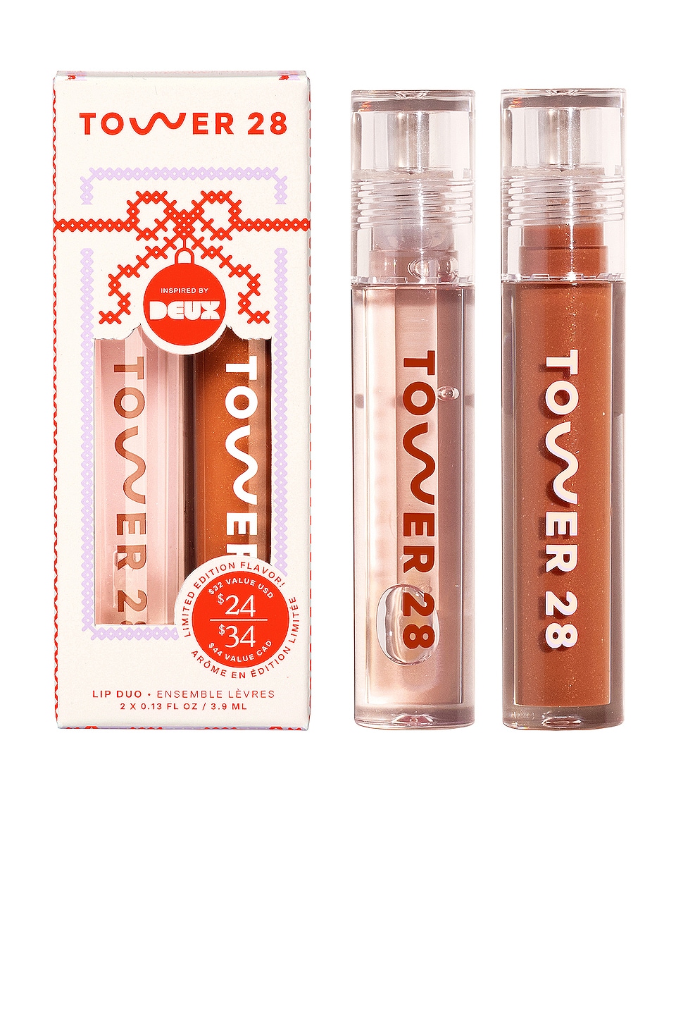 Tower 28 Lip Drip Duo in Chill + Chestnut | REVOLVE