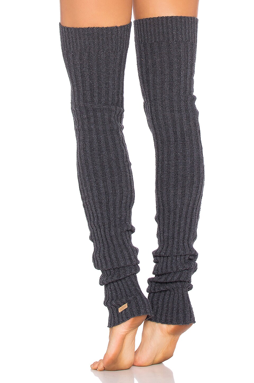 toesox Thigh High Leg Warmer in Charcoal Grey | REVOLVE