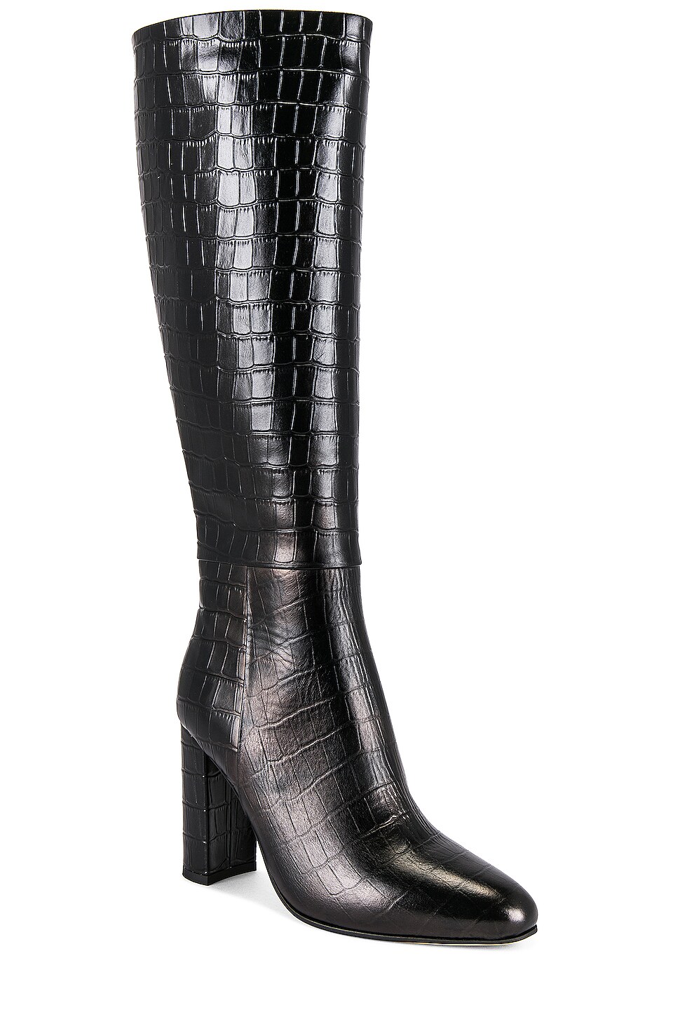 Tony Bianco Bellez Heeled Boot in Black Croc | REVOLVE